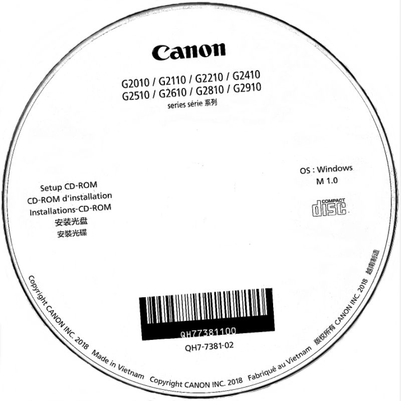 Jual CD Driver Printer Pixma CANON G2010 | Shopee Indonesia