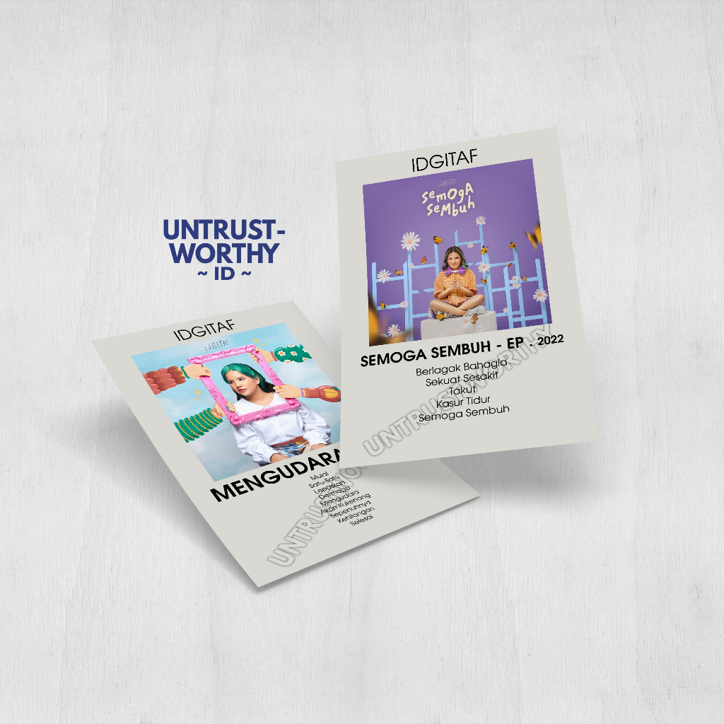 Jual Poster Idgitaf Album dan EP Ukuran A5 (2pcs) | Shopee Indonesia