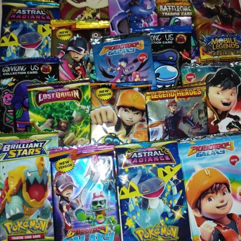 Jual KARTU TRADING CARD GAME DG 1 SACHET MAINAN ANAK KARTU TEPUK TUNG ...