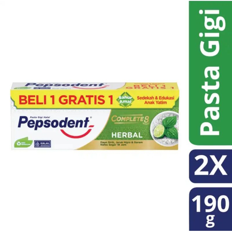 Jual Pepsodent Pasta Gigi White 225gr - Pepsodent 225gr Isi 2- Odol ...