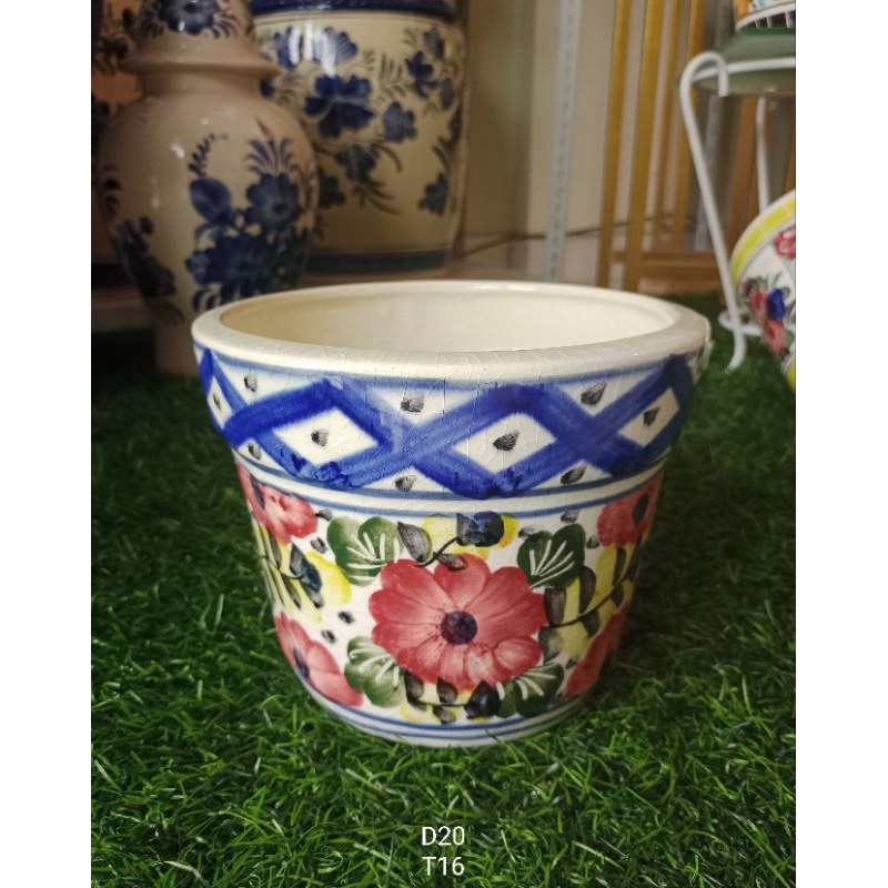 Jual Pot keramik ember diameter 20. (harga tertera tidak termasuk ...