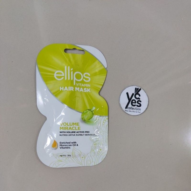Jual Ellips vitamin hair mask elips masker rambut bervolume rusak ...