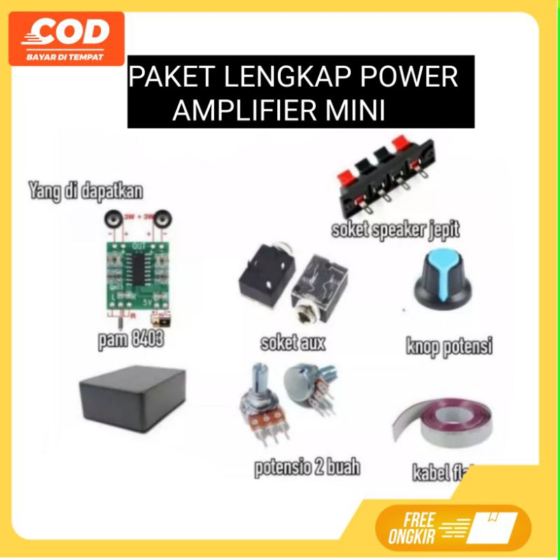 Jual Paket Amplifier mini Siap di rakit komponen original | Shopee Indonesia