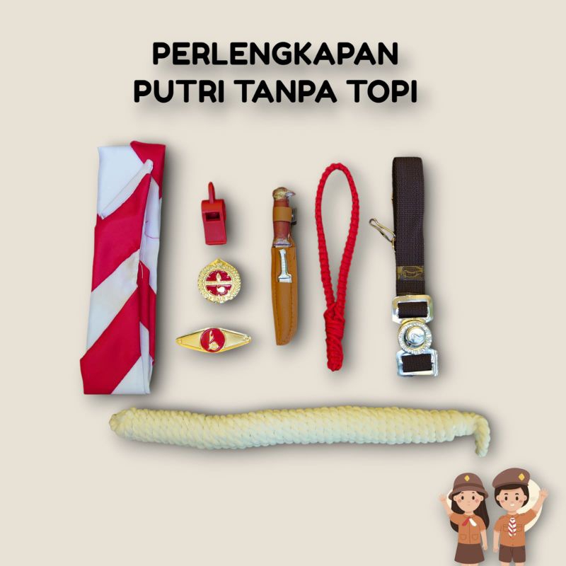 Jual Paket Hemat Atribut Pramuka Perlengkapan Alat Baju Pramuka SD ...