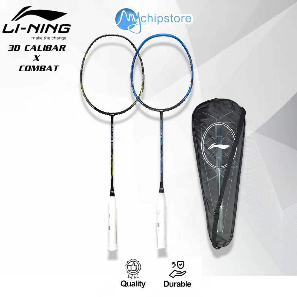 Jual Raket Bulutangkis Badminton Original LINING 3D CALIBAR X COMBAT ...
