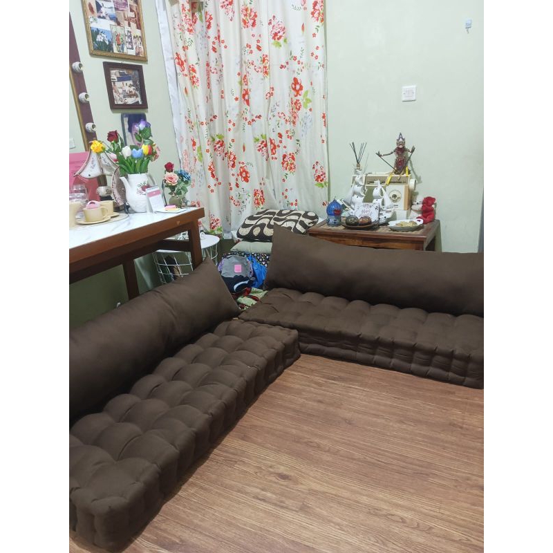 Jual sofalesehan.id~sofa lesehan set sandaran~premium-150*55*15 ...