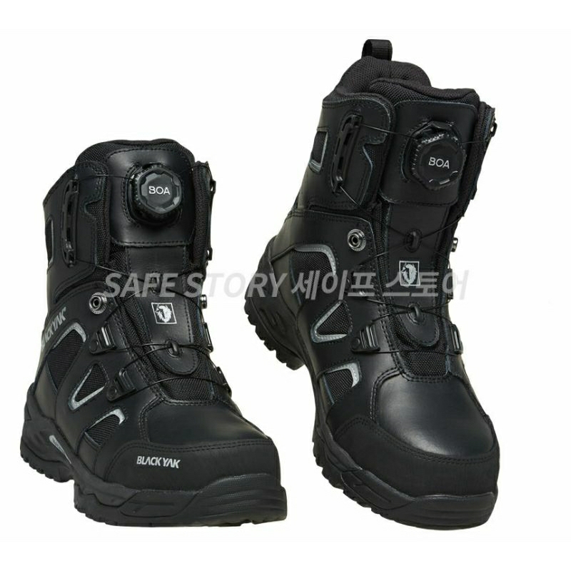 Jual Safety Shoes Sporty BLACK YAK 800D FASTRACK BOA ORIGINAL EKSPOR ...