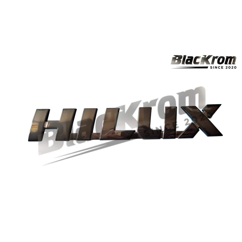 Jual Logo Emblem Black Chrome Tulisan Hilux New | Shopee Indonesia