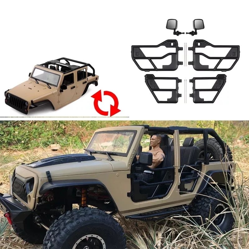 Jual Pintu / tube doors for Hard body Rubicon Rc Axial Scx10 ii 1/10 ...