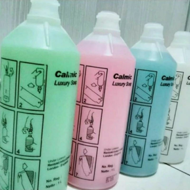 Jual HAND WASH LUXURY CALMIC SABUN CUCI TANGAN ORIGINAL 1 LITER PRENIUM ...