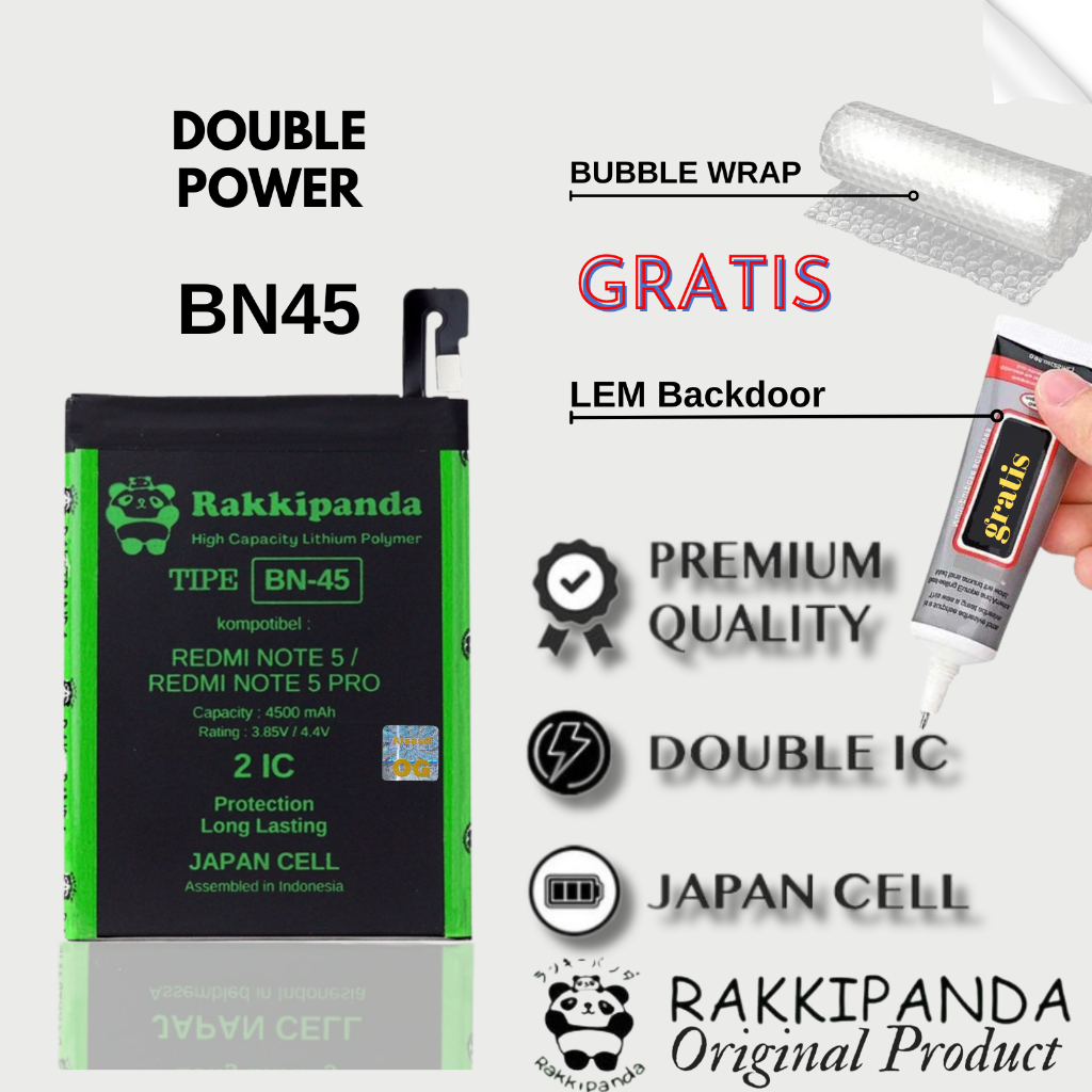 Jual Baterai BN45 untuk Xiaomi Redmi Note 5 Note 5 Pro Double Power ...