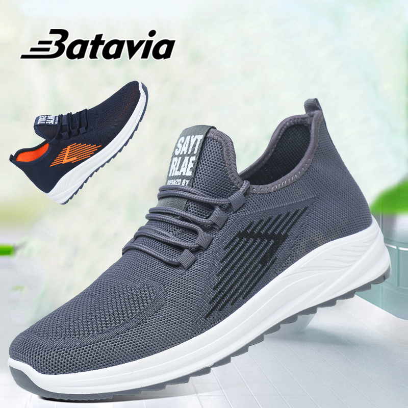Jual Batavia Baru Sepatu Pria Tren All-Match Kasual Sepatu Lari Bawah ...
