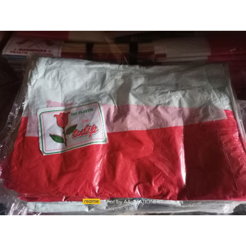 Jual BENDERA PLASTIK MERAH PUTIH BUNGA TULIP | Shopee Indonesia