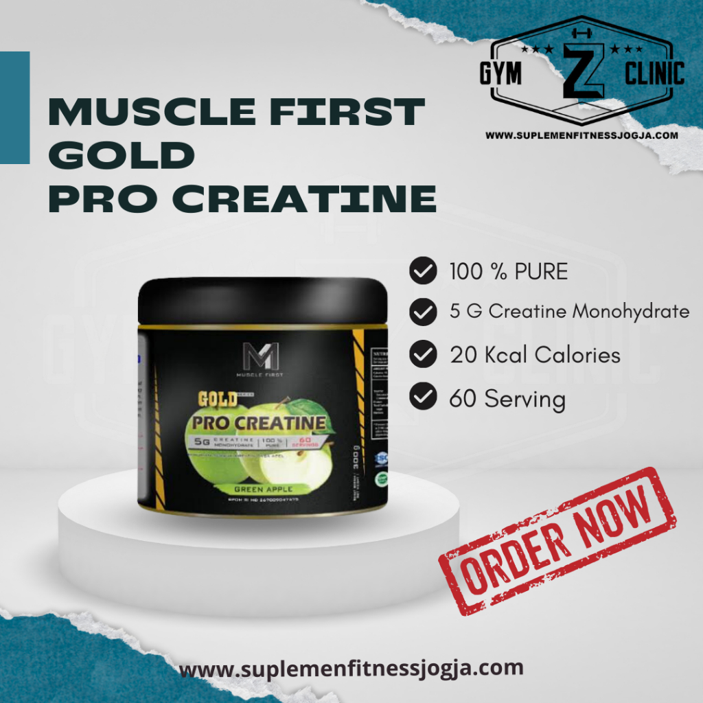 Jual M1 Muscle First Gold Creatine 60 serv Creatine monohydrate 5 gram ...