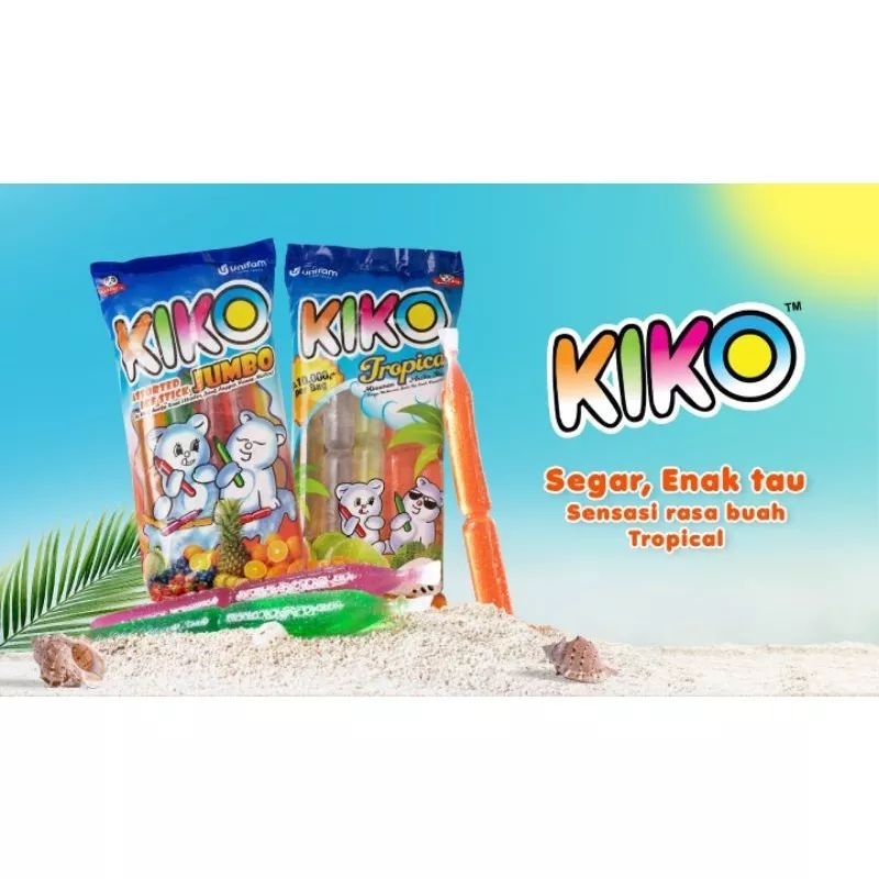 Jual KIKO Tropical minuman aneka rasa (10 stik @90ml) | Shopee Indonesia