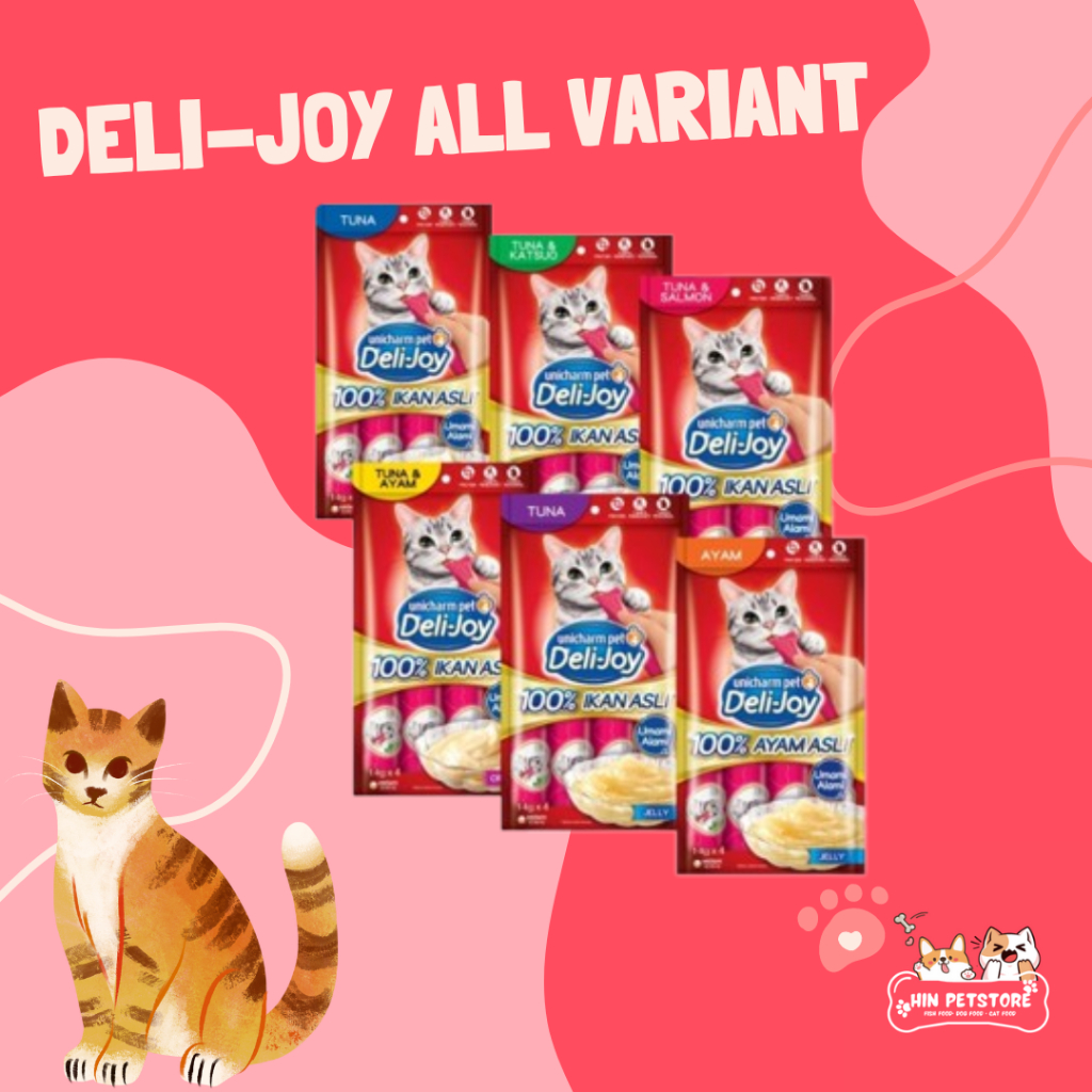 Jual Snack Kucing - Delijoy Creamy All Variant | Shopee Indonesia