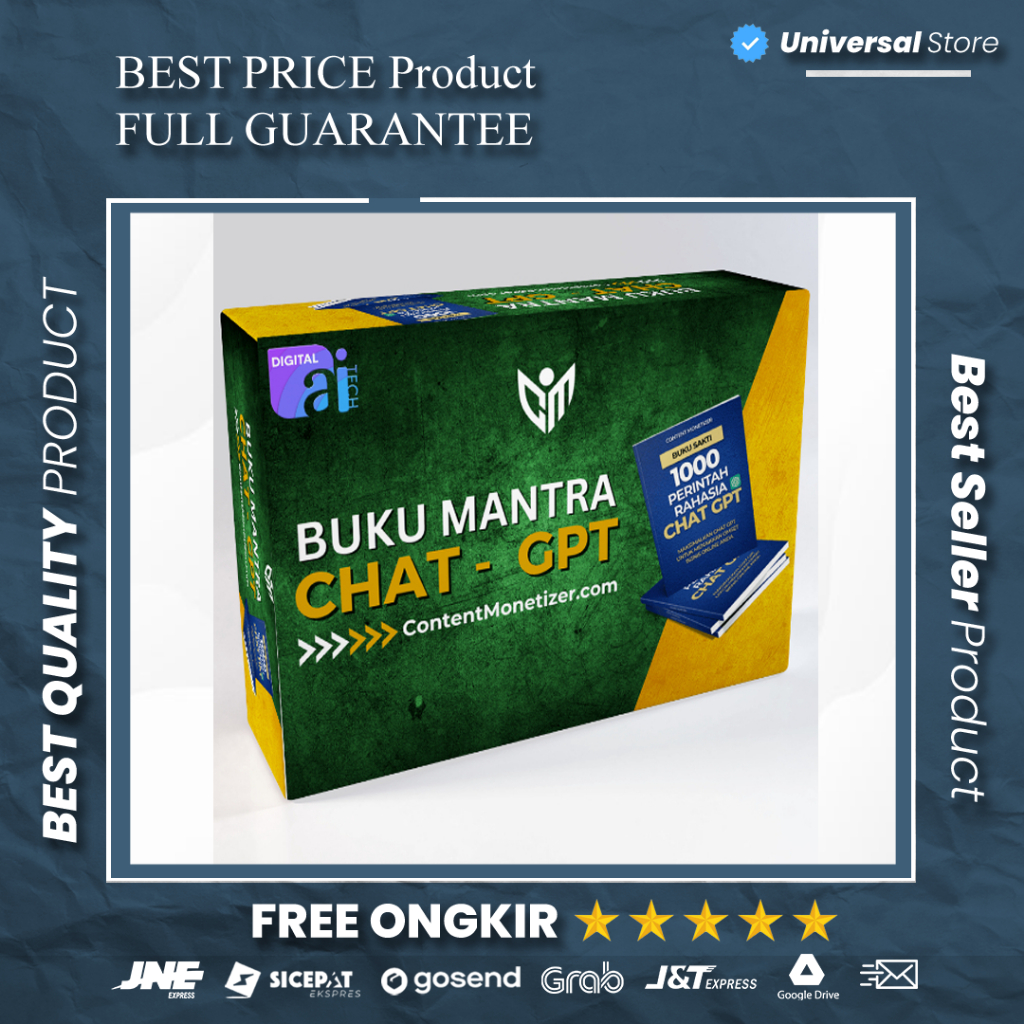 Jual Buku Sakti Mantra Chat GPT 1.000+ Perintah Prompt Command Rahasia ChatGPT Mengoptimalkan ...