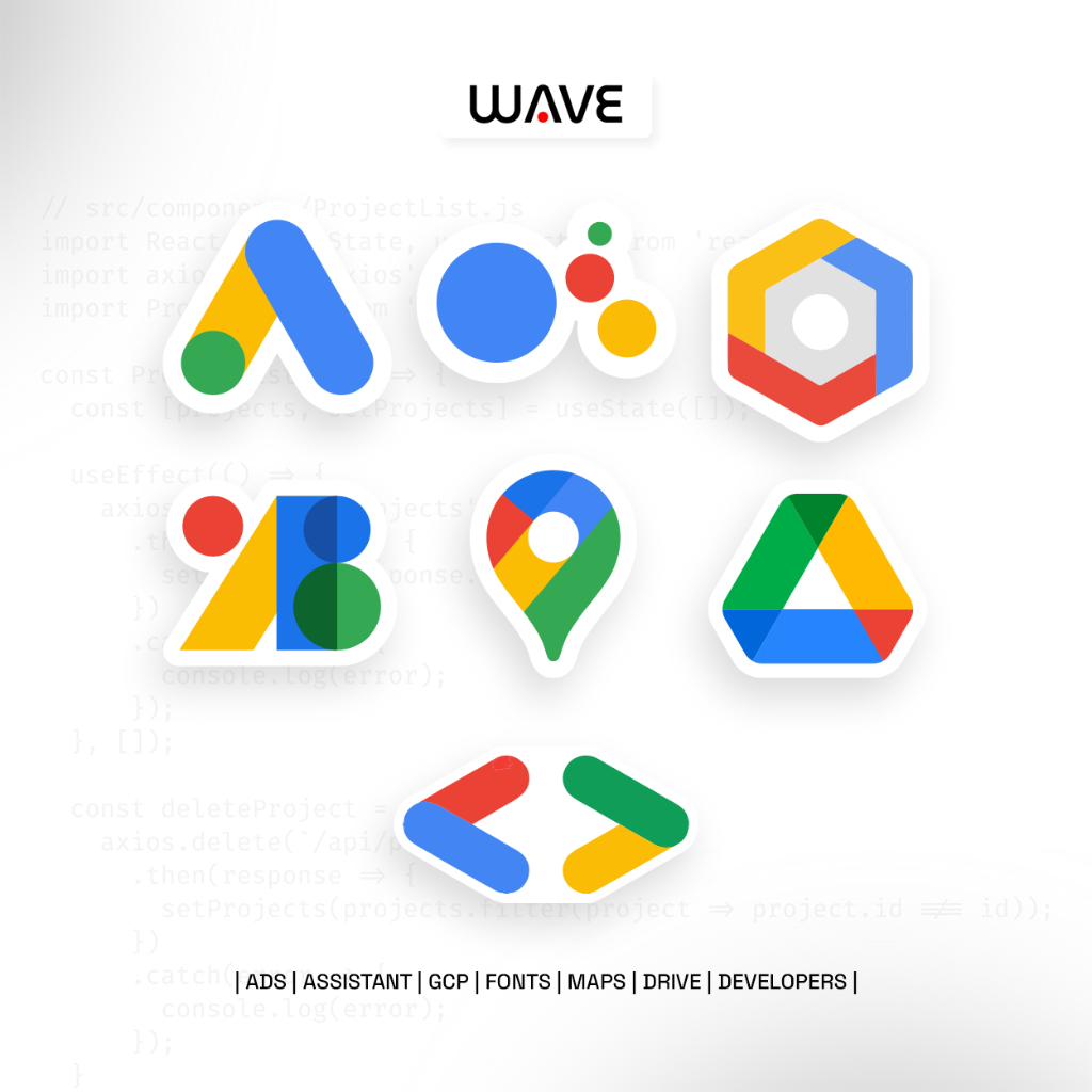 Jual Cutting Sticker Vinyl IT Google Ecosystem Waterproof - Google Ads ...