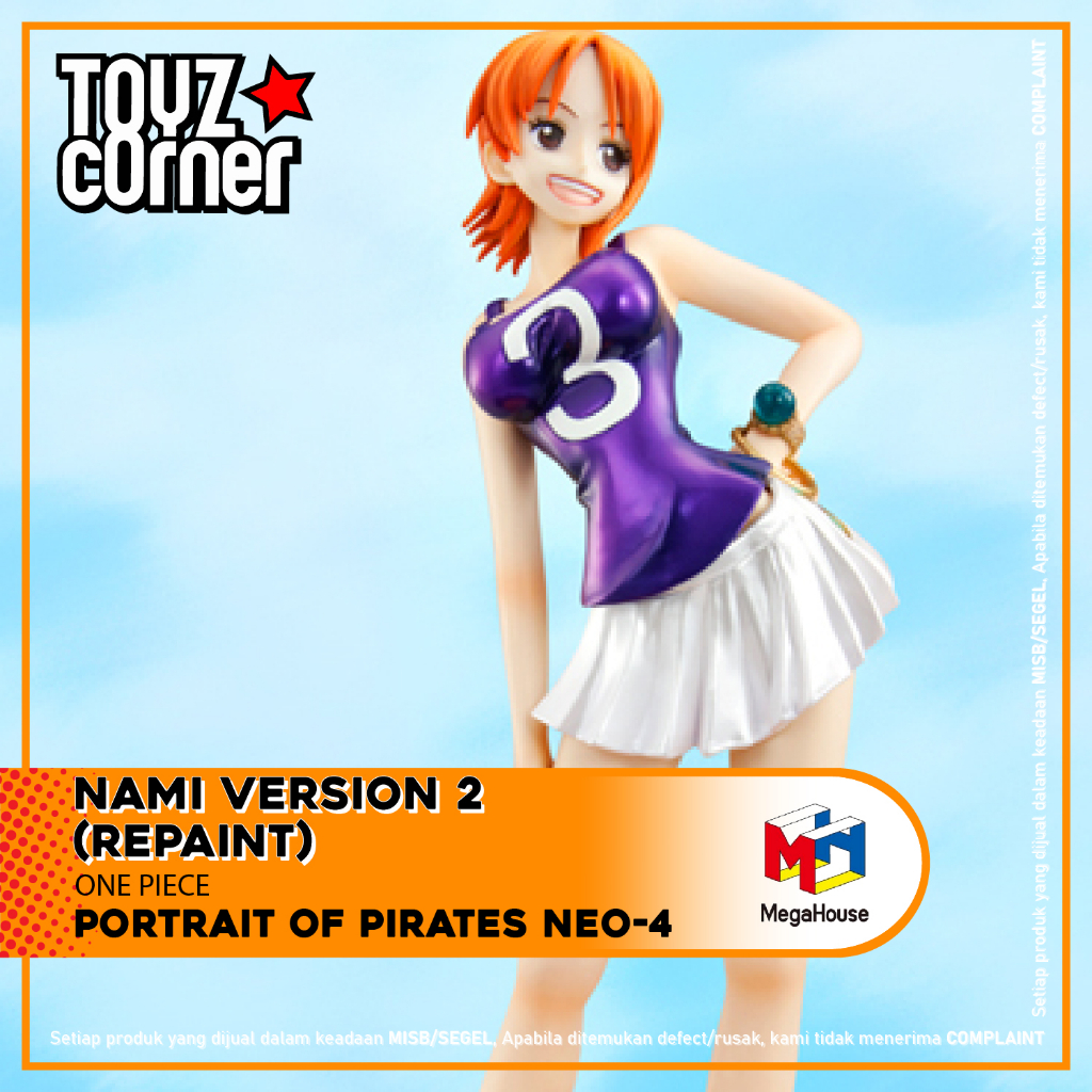 Jual Toyz Corner - Megahouse One PIece P.O.P Exclusive - Nami Vers 2 (Repaint) | Shopee Indonesia