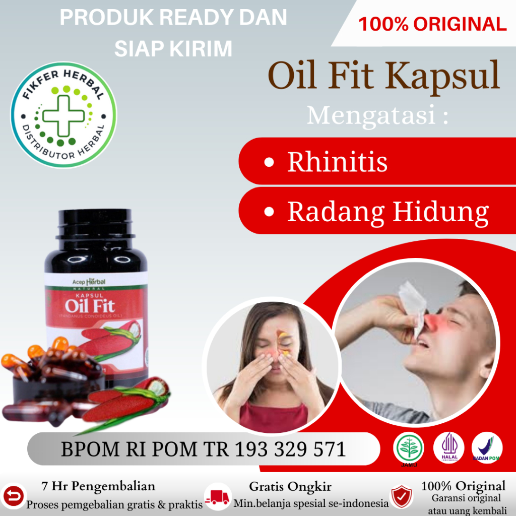 Jual Obat Rhinitis, Obat Hidung Tersumbat, Iritasi Lapisan Hidung, Obat ...