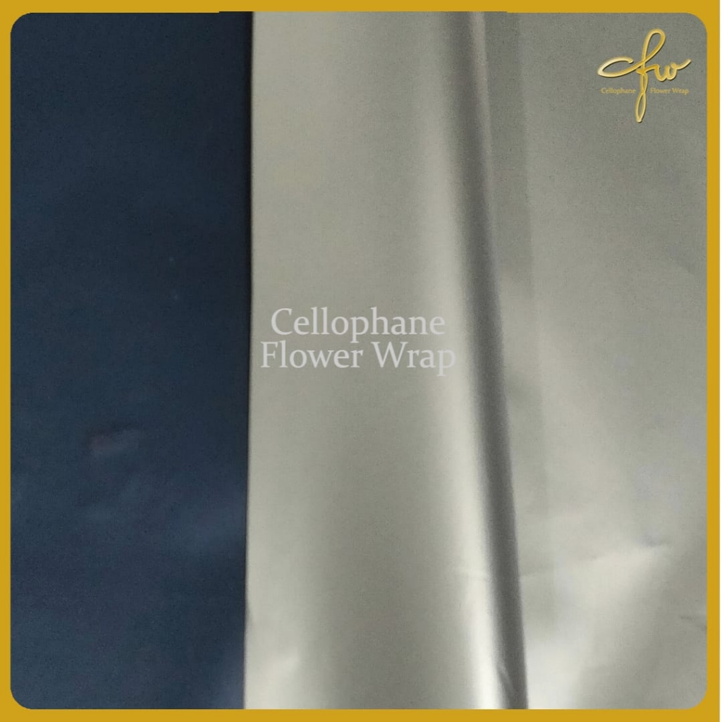 Jual Kertas Buket Silver BiColor Cellophane Flower Wrapping | Shopee ...