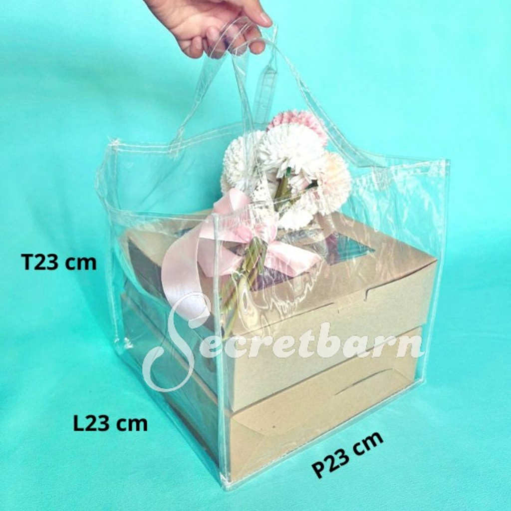 Jual TAS MIKA 23 x 23 untuk nasi kotak / Goodie bag hampers ultah souvenir ulang tahun ...
