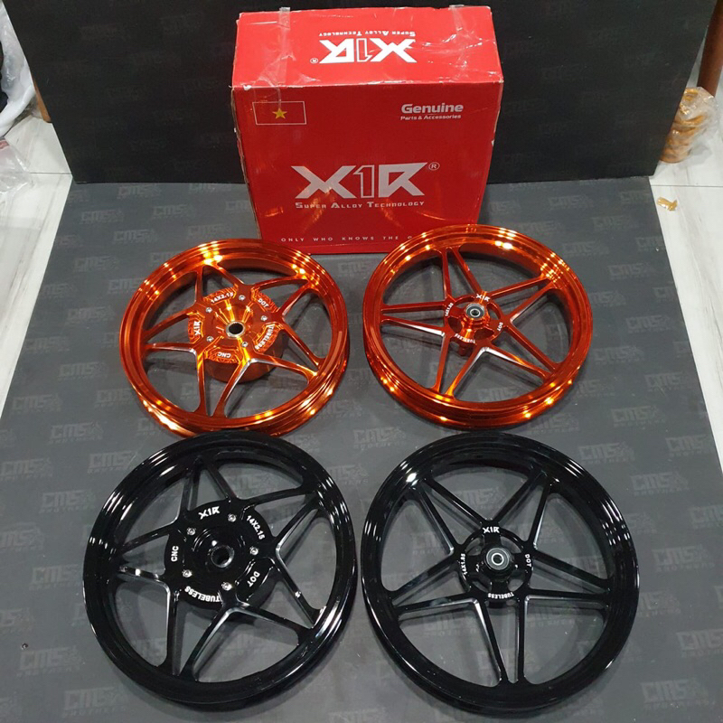 Jual Velg Velek X1R Model Bintang Aluminium CNC Honda Vario 125 150 ...