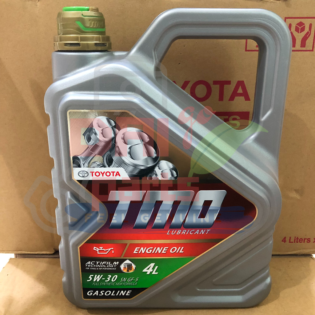 Jual Oli Mesin Bensin Toyota 5W-30 Synthetic - TMO (TOYOTA MOTOR OIL) 4 ...