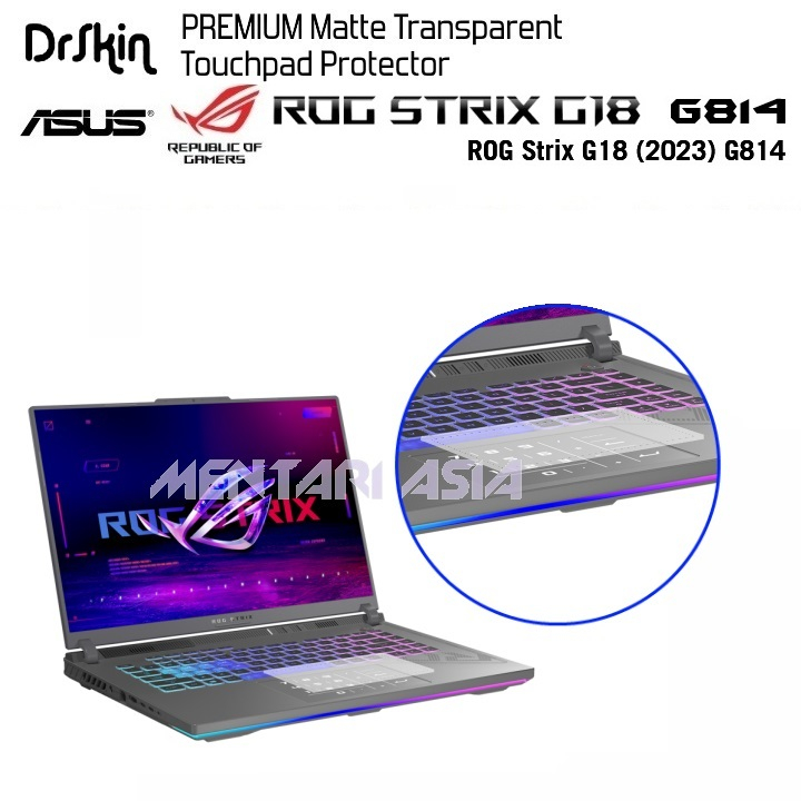Jual Touchpad Protector ASUS ROG Strix G18 G814 2023 - DrSkin Premium ...