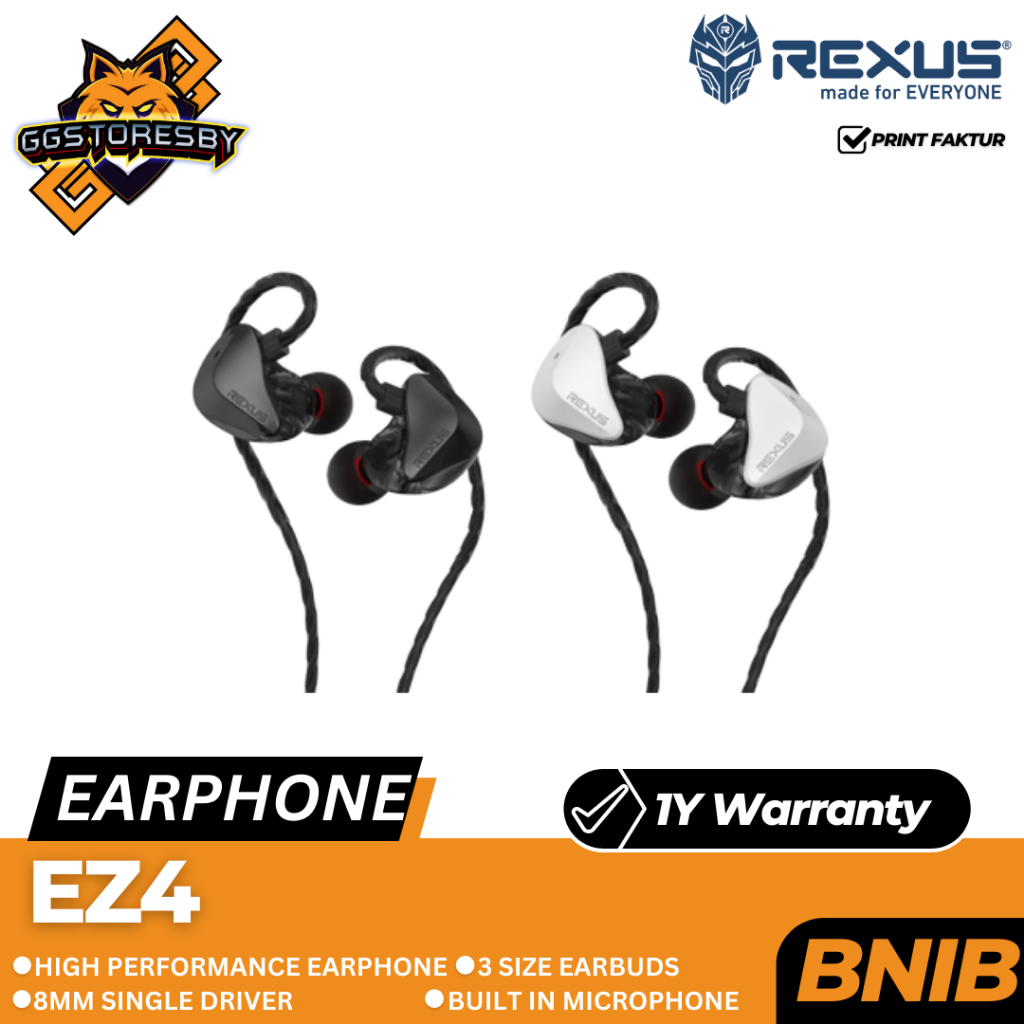 Jual Rexus Ez4/Ez-4 With Mic Gaming Earphone | Shopee Indonesia