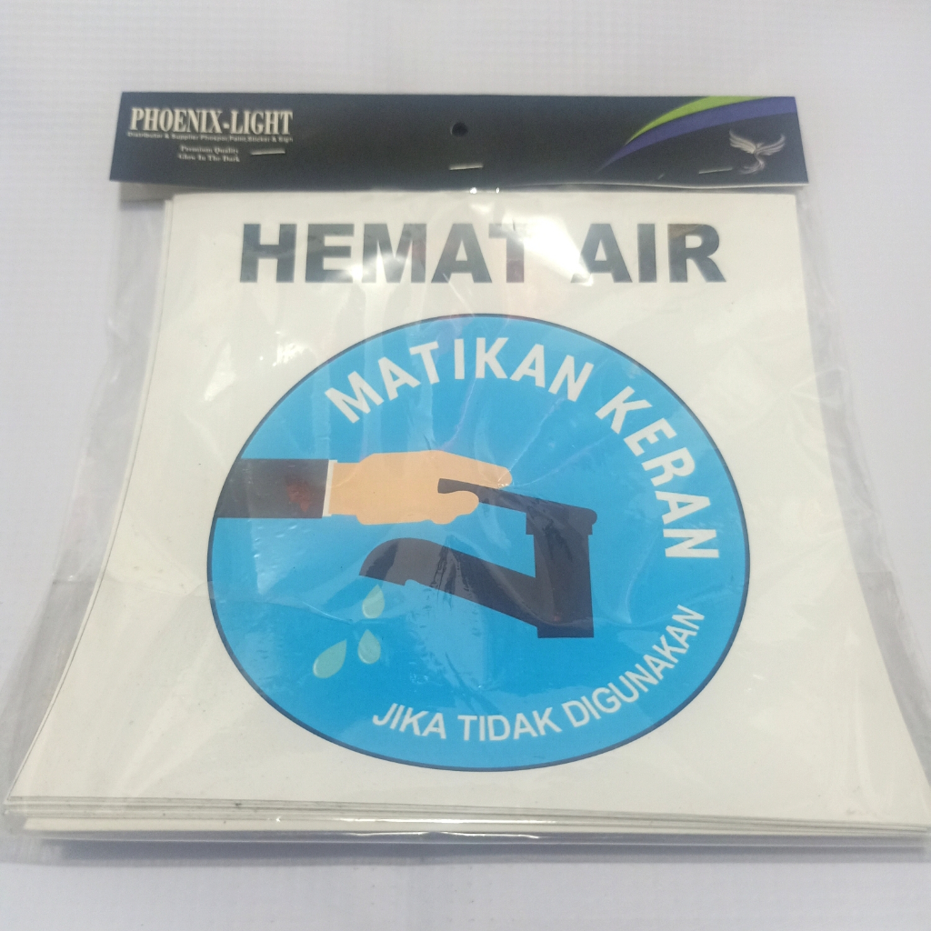 Jual Stiker Hemat Air 15x15 | Shopee Indonesia