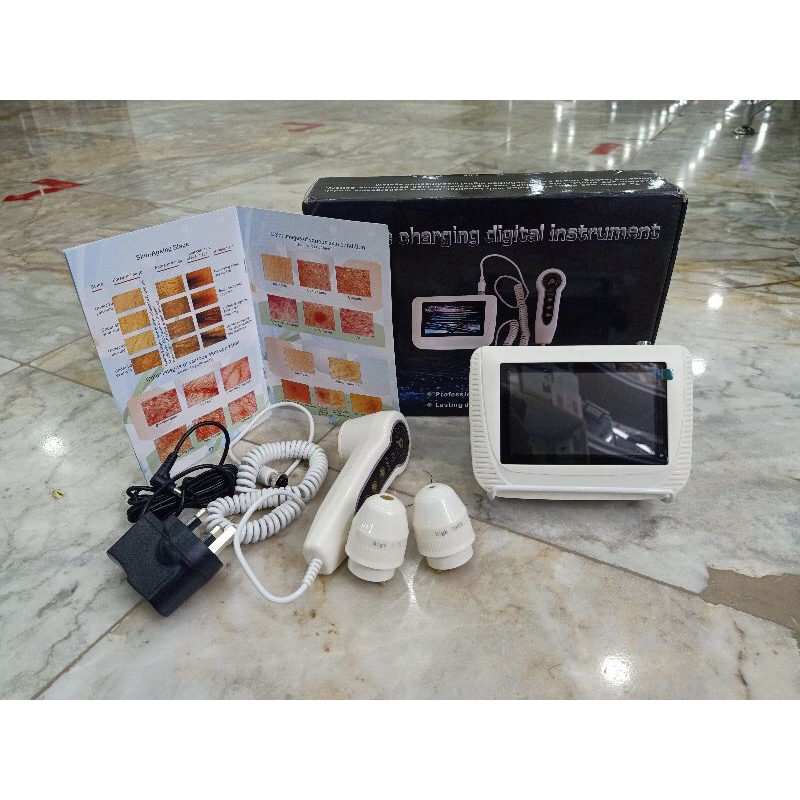 Jual Digital hair & face skin analyzer LCD tes kulit skin tes | Shopee ...