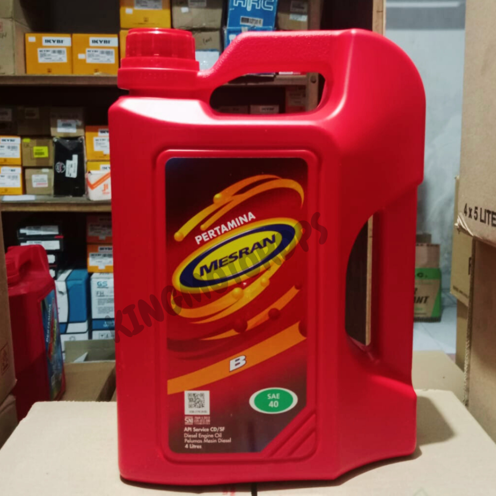 Jual KMD | Oli Pertamina Mobil Mesin Diesel / Mesran B Oli Mesin Mobil 4Liter SAE 40 | Shopee ...