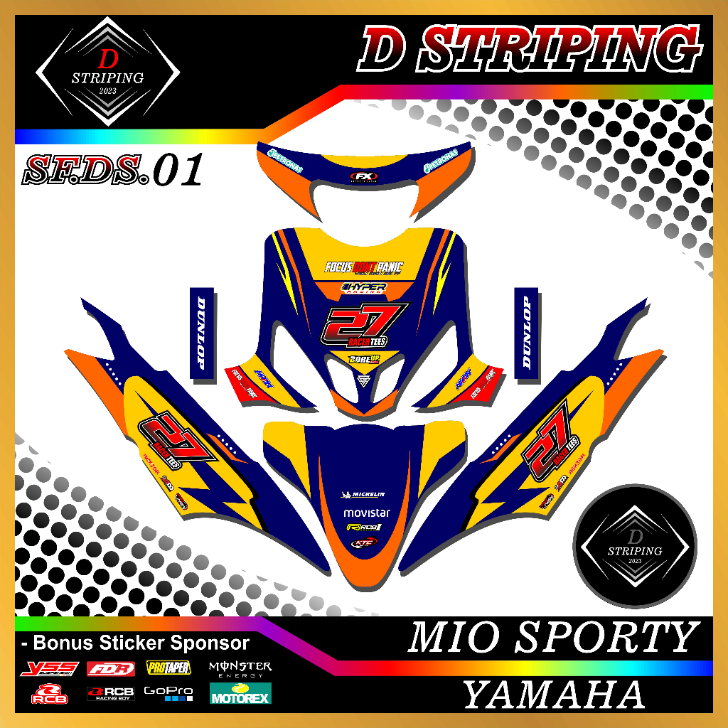 Jual Stiker Decal Full Body MIO SPORTY - Decal Full Body Motor Yamaha ...