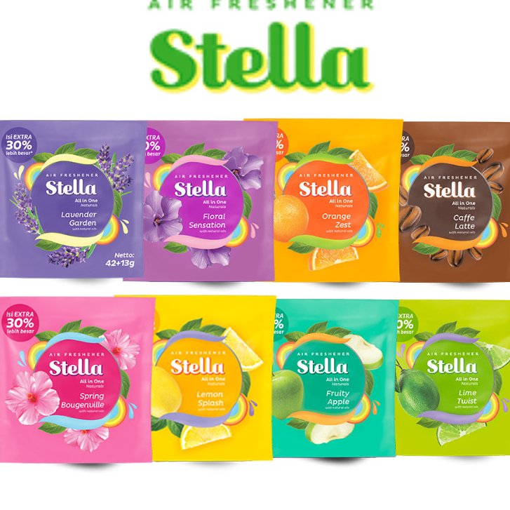 Jual Stella Air Freshener All in One 42gr - Pengharum Ruangan | Shopee ...