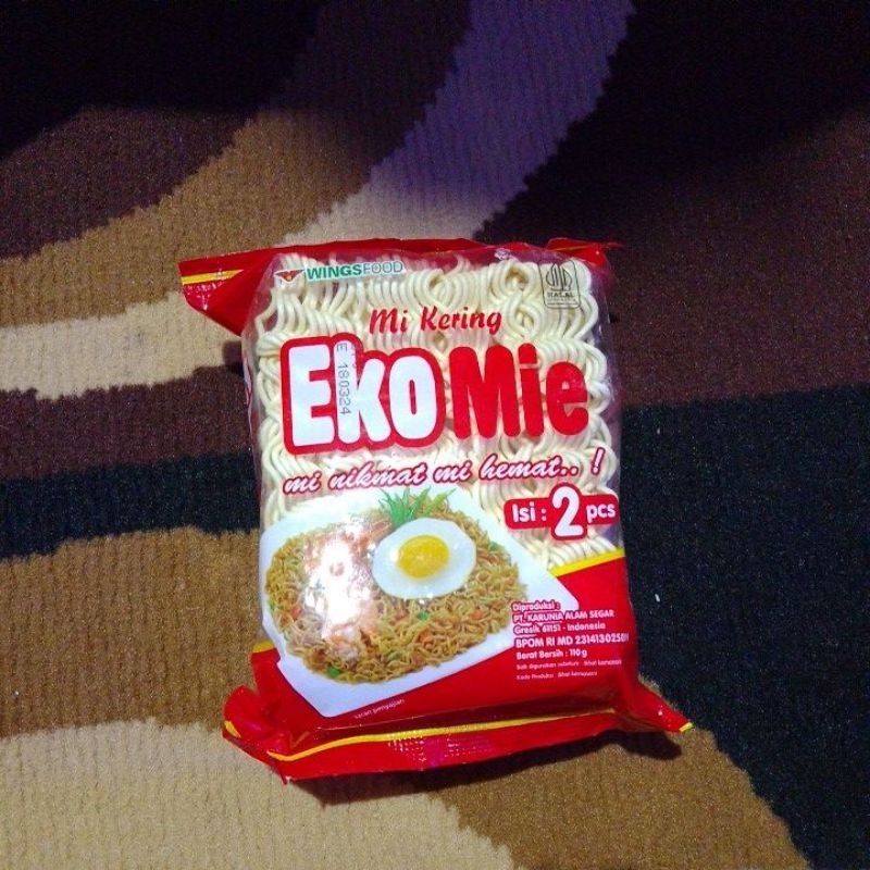Jual Mie Kering Eko Mie Renceng Isi 2 Kemasan 120 gr | Shopee Indonesia