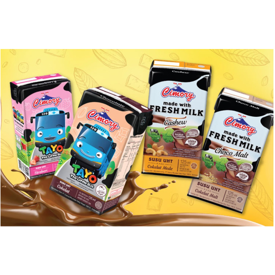 Jual CIMORY Susu UHT m/w Fresh Milk 125ml (1 karton) | Shopee Indonesia