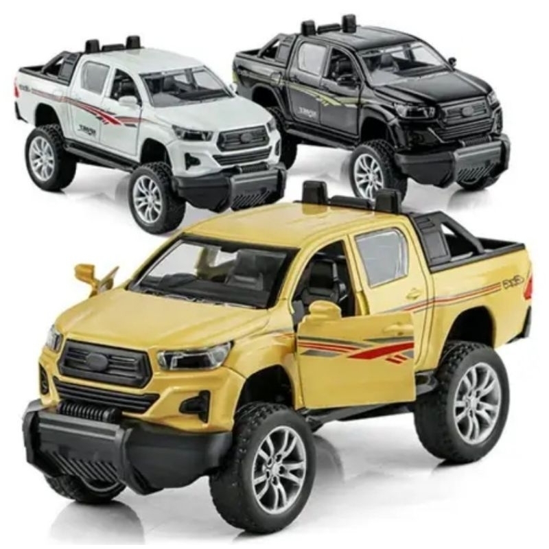 Jual Diecast Model Mobil Hilux Pickup 4×4 Off Road Miniatur Mobil ...
