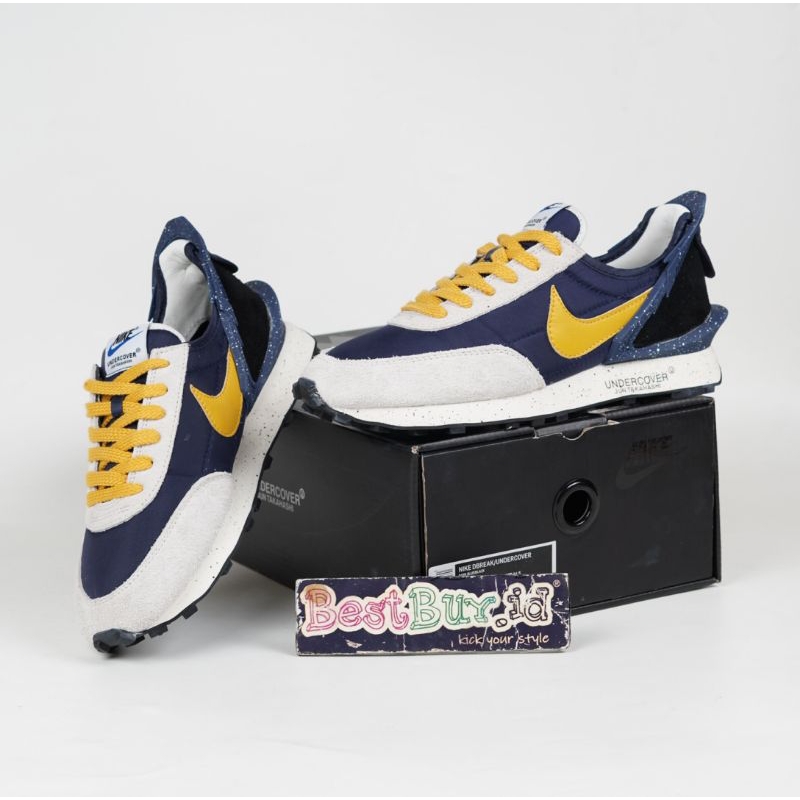 Jual Sepatu Nike Daybreak x Undercover Jun Takahashi Navy Yellow Kuning ...