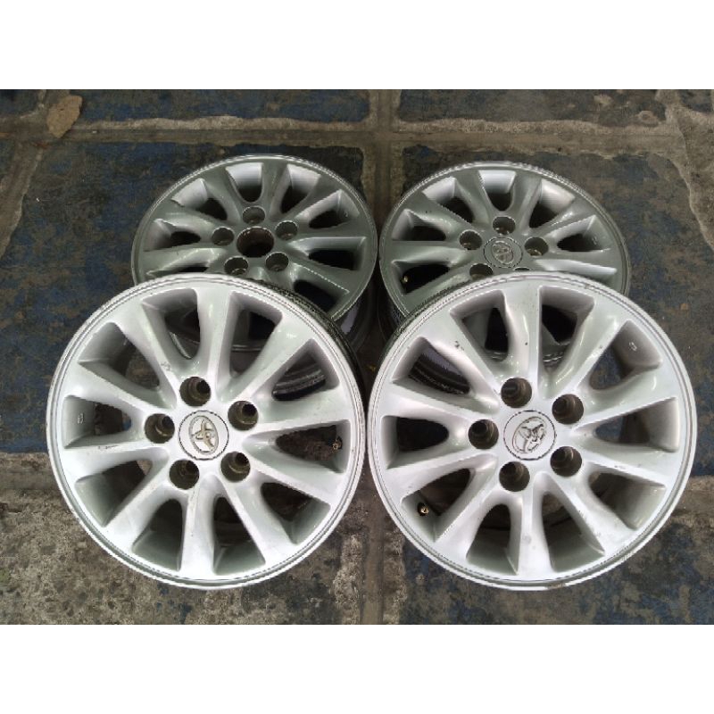Jual velg mobil bekas ori Innova luxury ring 15 pcd 5x114 velg saja ...