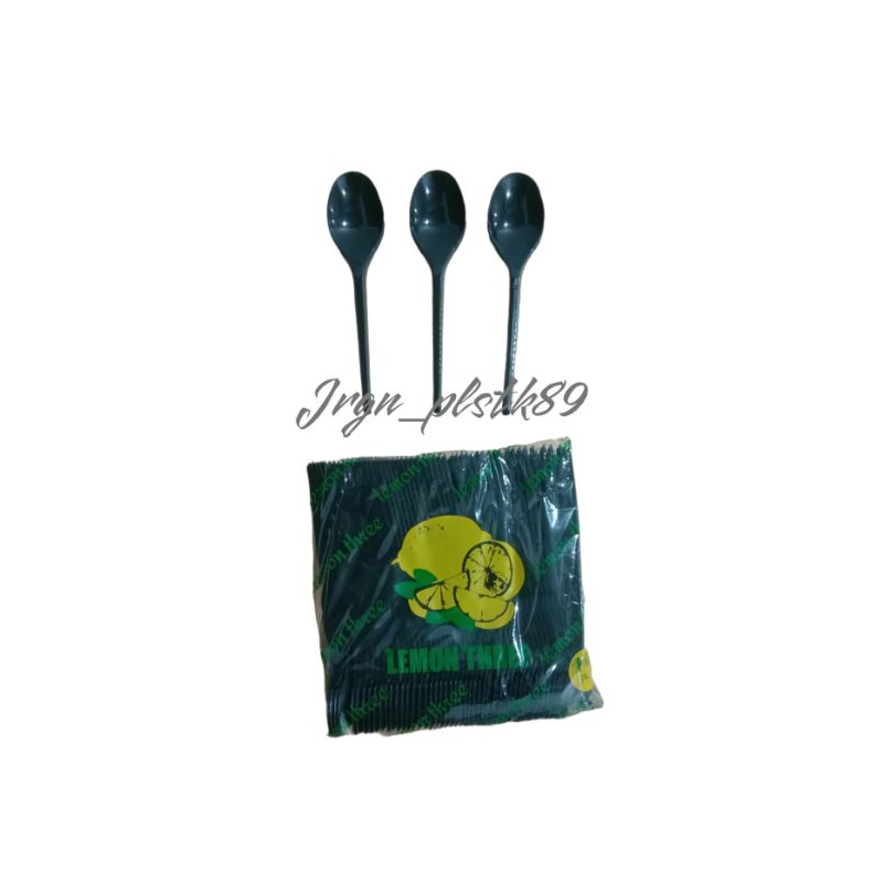 Jual Sendok Garpu plastik Hitam Merk Lemon Three 100Pcs | Shopee Indonesia