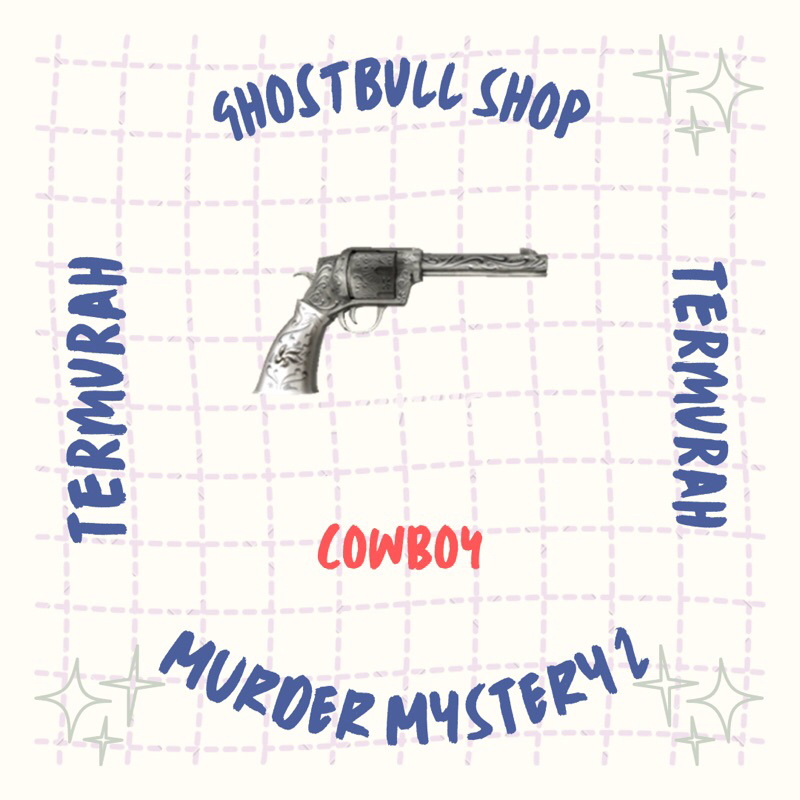 Jual Antivirus Kado Cowboy Murder Myster 2 MM2 Roblox | Shopee Indonesia