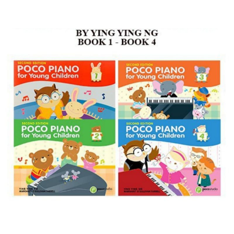Jual Poco Piano for Young Children ada level 1 2 3 4 Buku piano anak by ...