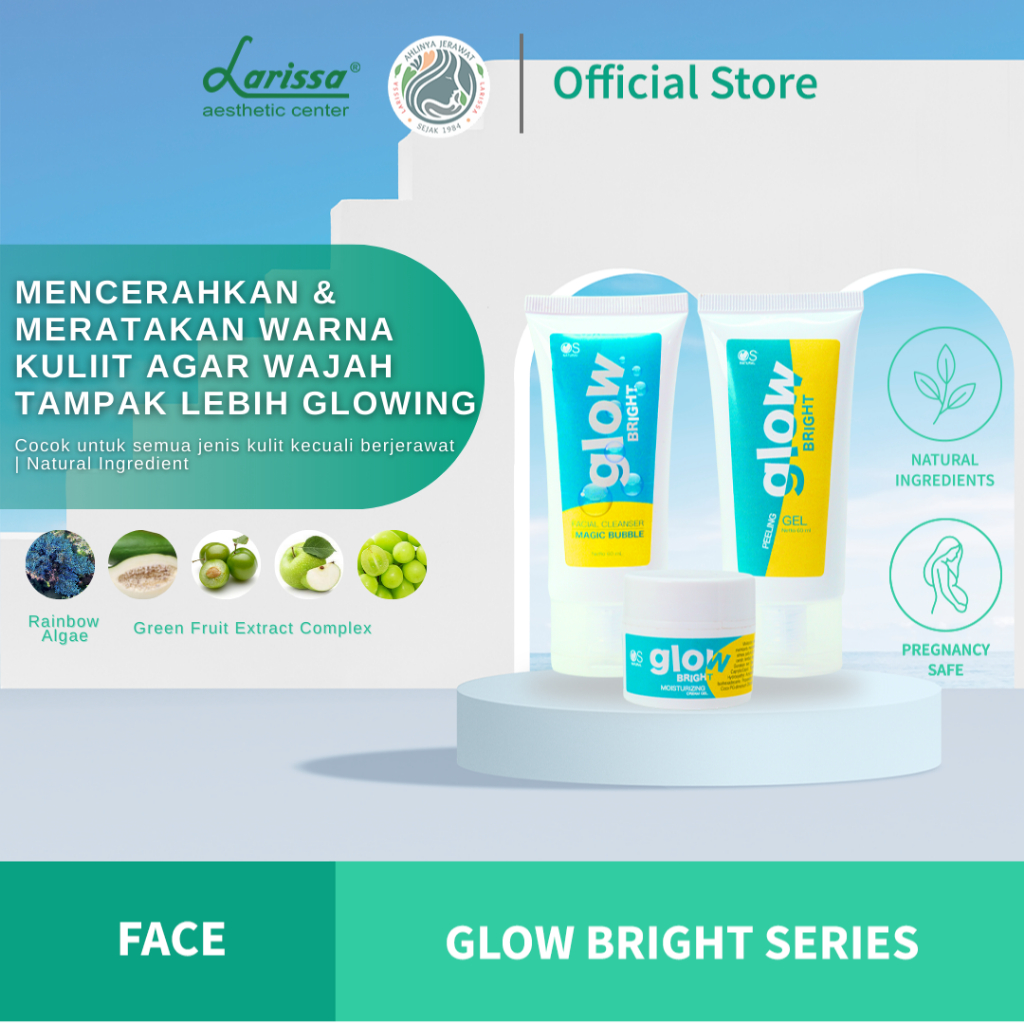 Jual Larissa Glow Bright Series - Paket Skincare Mencerahkan Untuk ...
