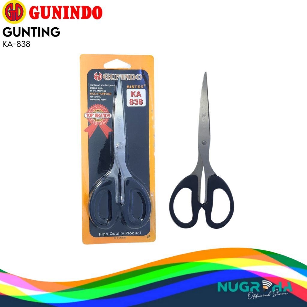 Jual Gunting Stainless Sedang Gunindo KA838 | Shopee Indonesia