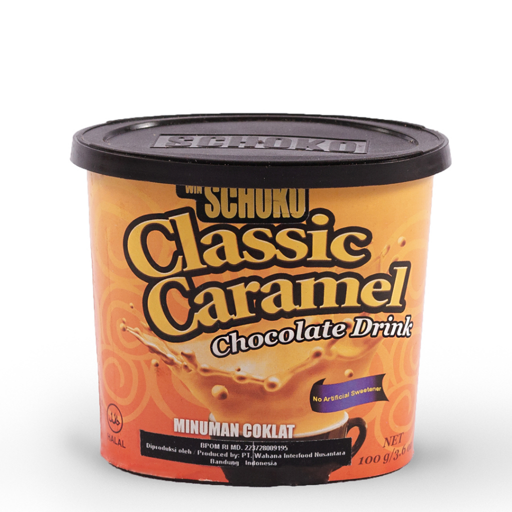 Jual SCHOKO Classic Caramel Chocolate Drink - 100 Gr / Minuman Coklat ...