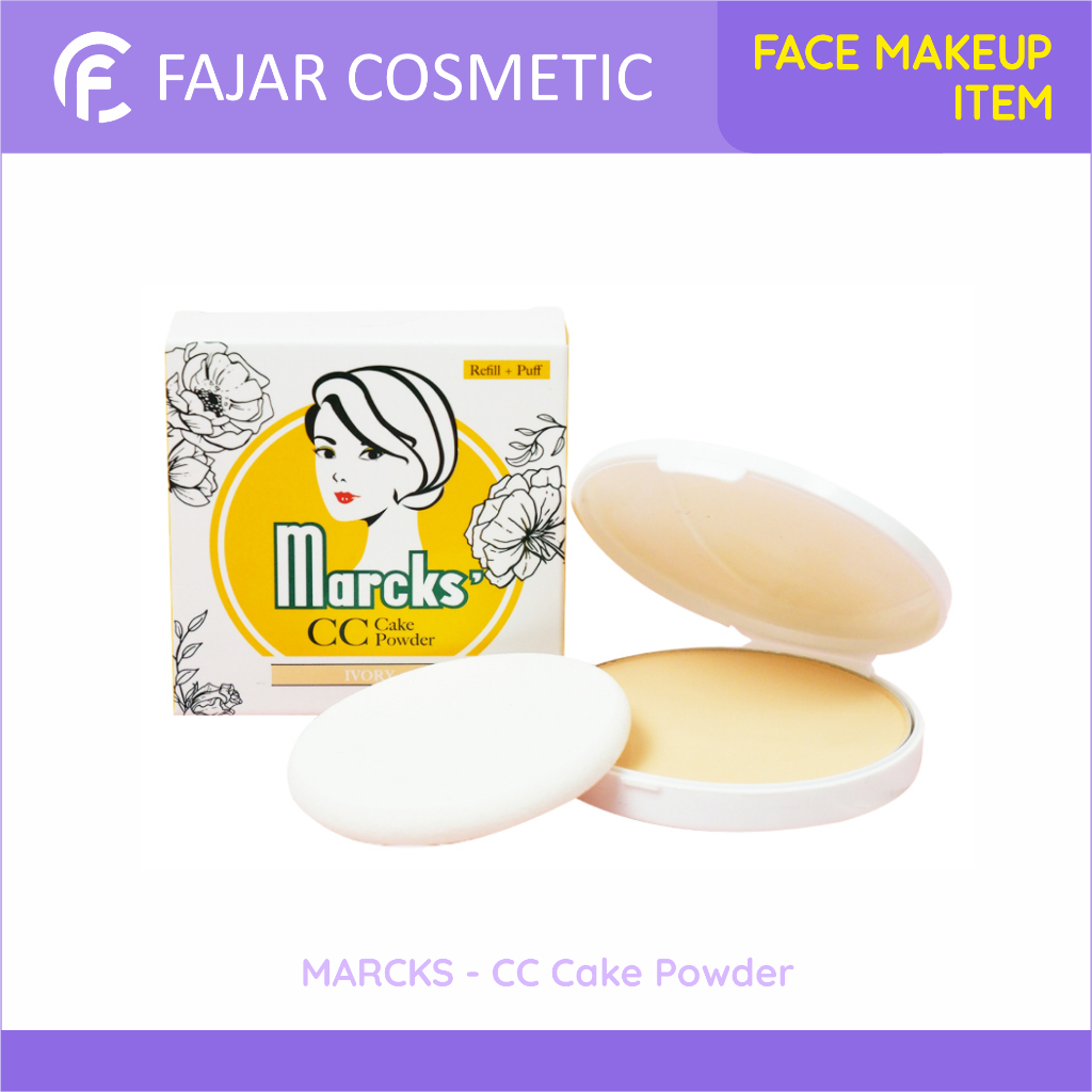 Jual FAJARCOSMETIC - MARCKS CC Cake Powder Refill | Shopee Indonesia