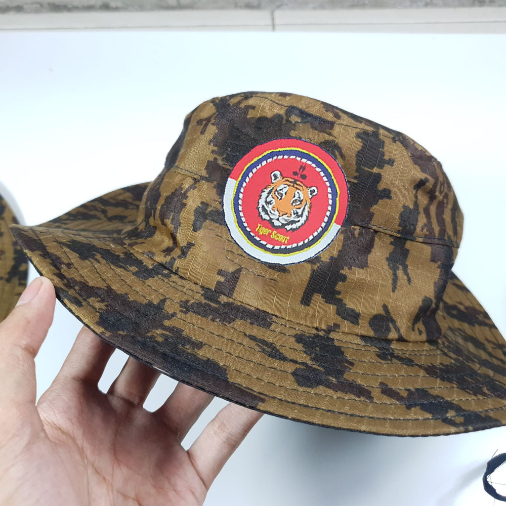 Jual Topi Pramuka Rimba Loreng Pramuka CUSTOM Miimal 20pcs | Shopee ...