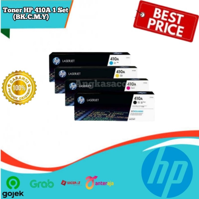 Jual Paket Toner HP 410A Black + Color 1 Set Original LaserJet ...