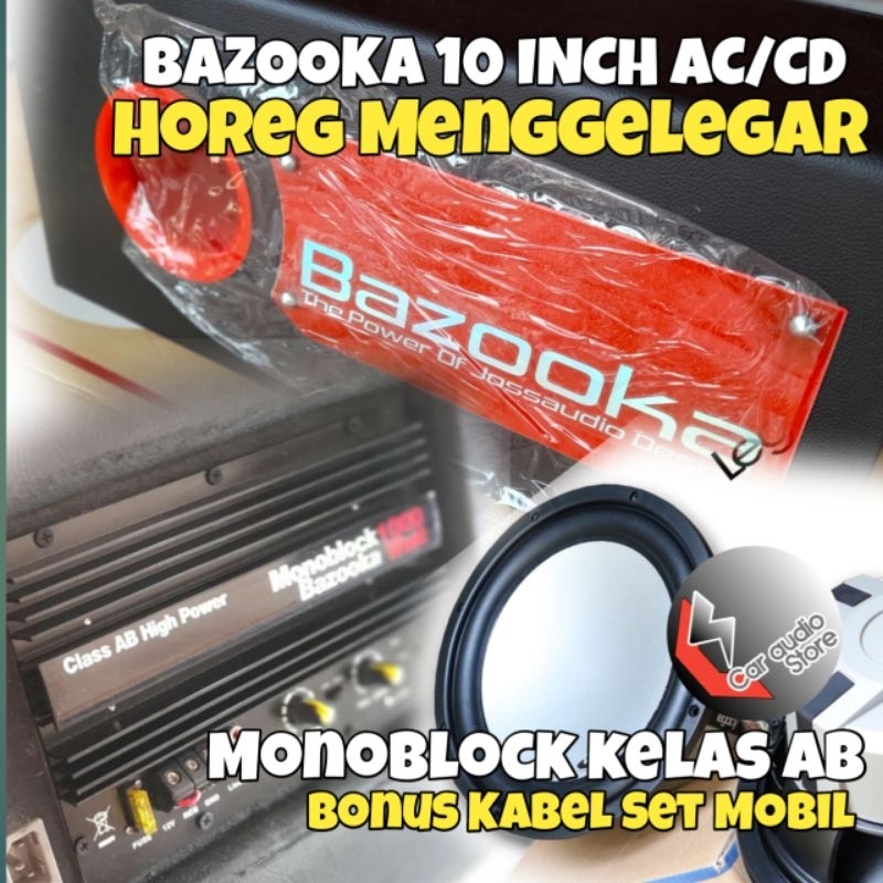 Jual AKTIVE SUBWOOFER BAZOOKA 10 INCH TERBAIK SUBWOOFER AKTIV TERMURAH ...